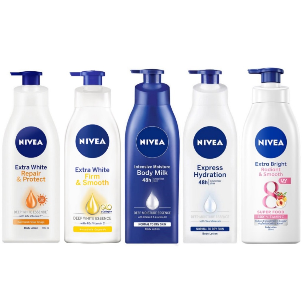 (BUNDLE OF 3) NIVEA BODY LOTION 380ML/400ML - BEAUTY LANGUAGE | Shopee ...