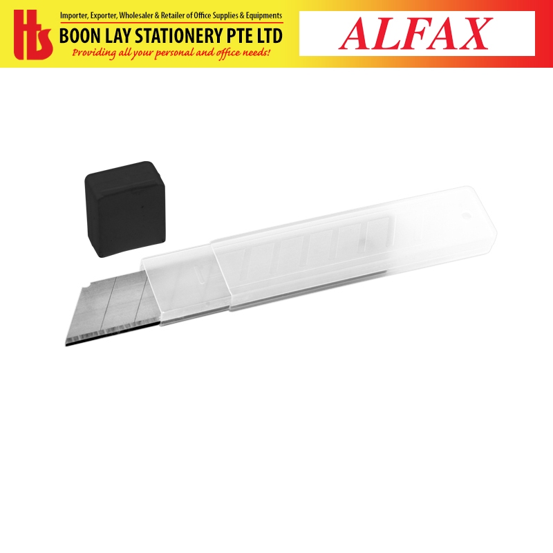 ALFAX Cutter Pen Knife Blade Refill - 5 blades per tube (L150) | Shopee ...