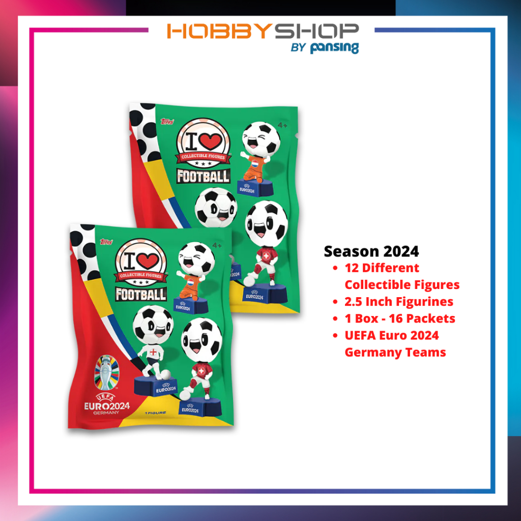 TOPPS UEFA Euro 2024 I Love Football Collectibles Figurines Promo ...