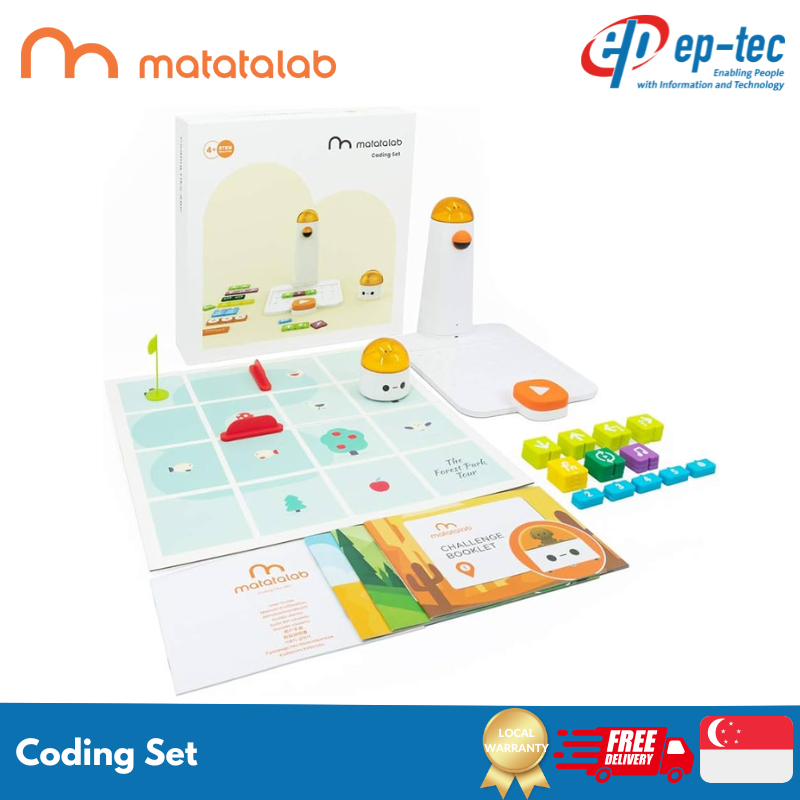 MatataStudio Coding Set Hands-on Coding Toy Screenless for Ages 4+ Coding Robot STEM Home-based ...