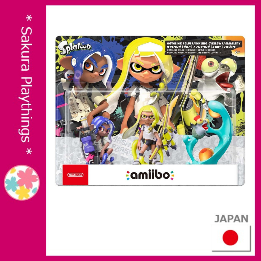 【amiibo】Splatoon Series - Triple Set [Inkling [Yellow] / Octoling [Blue] / Kojake]【Direct from ...