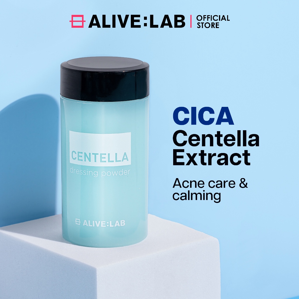 ALIVELAB Centella dressing powder, Acne Spot Treatment for face, Pimple and Breakout treatment ...