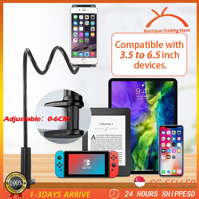 【SG Ready Stock】Universal Lazy Phone Clip Stand Phone Holder 360 ...