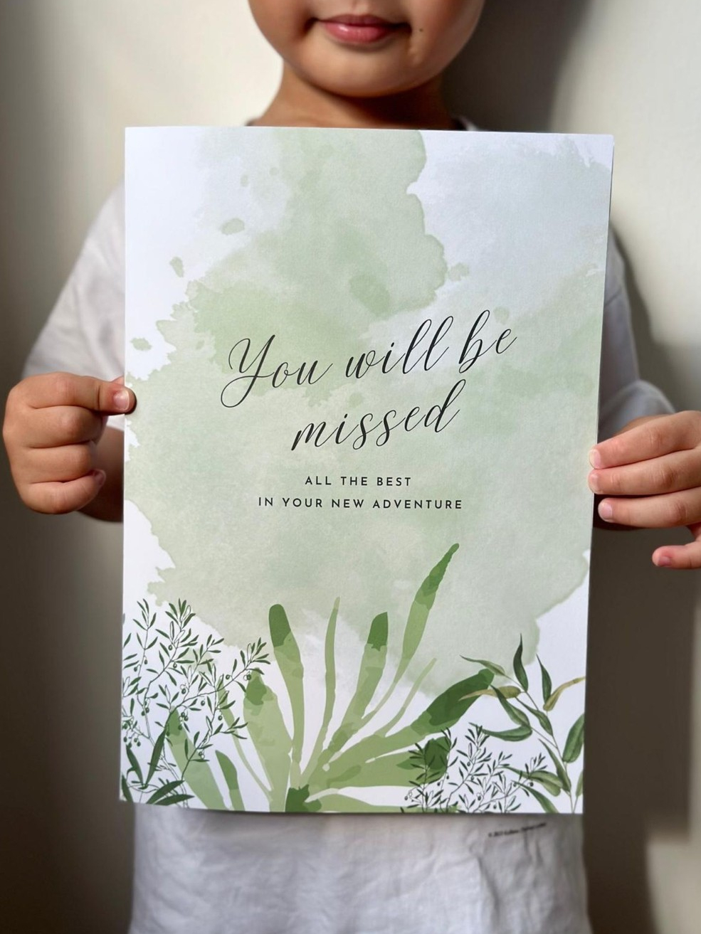 Farewell Card For Colleague/ Boss Friend Coworker Large Card Gift Card ...