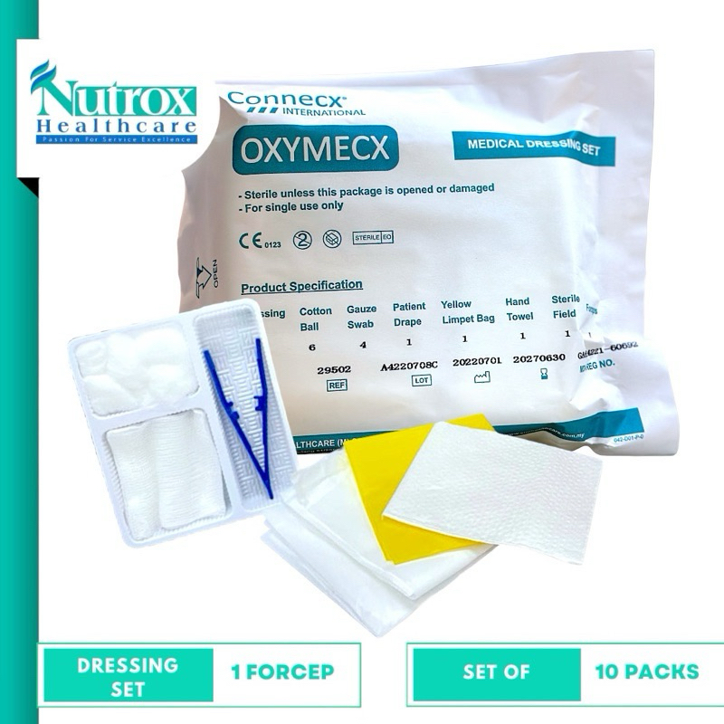 Medical Sterile Dressing Set 1 Forcep, 3 Forceps, 0 Forcep Sterile [Set ...