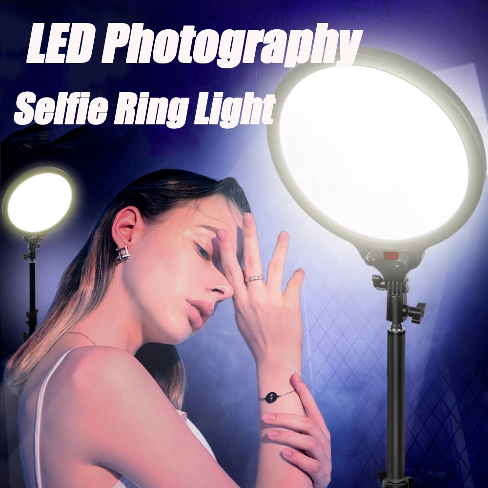 【SG】LED Video Photography Fill Light Dimmable Table LED Selfie Ring ...