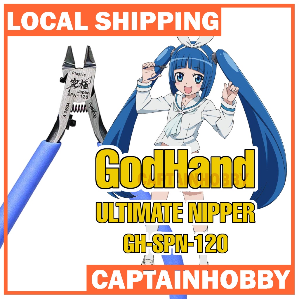 GodHand Ultimate Nipper 5.0 SPN-120 / PN-125 – Premium Plastic Model ...