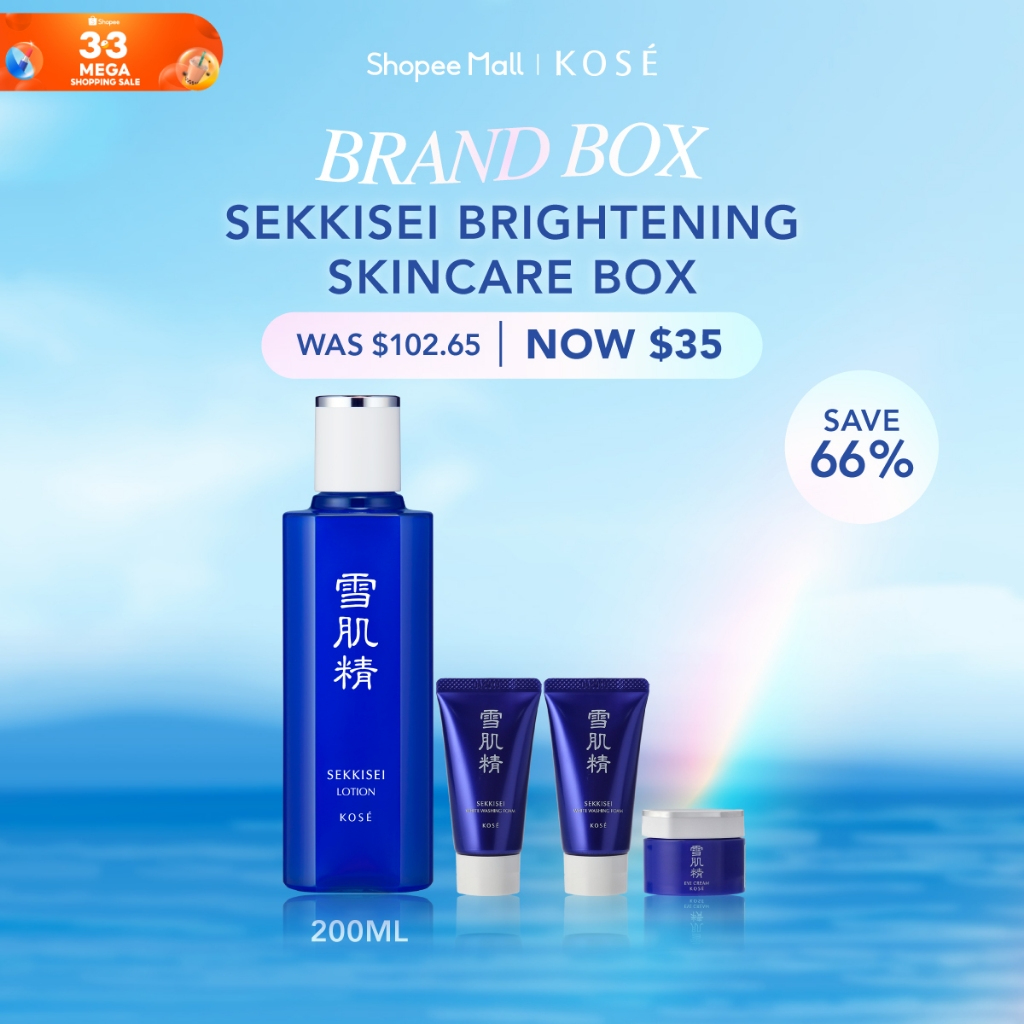 Shopee x Kose Sekkisei SGD35 Brightening Skincare Surprise Box | Shopee ...
