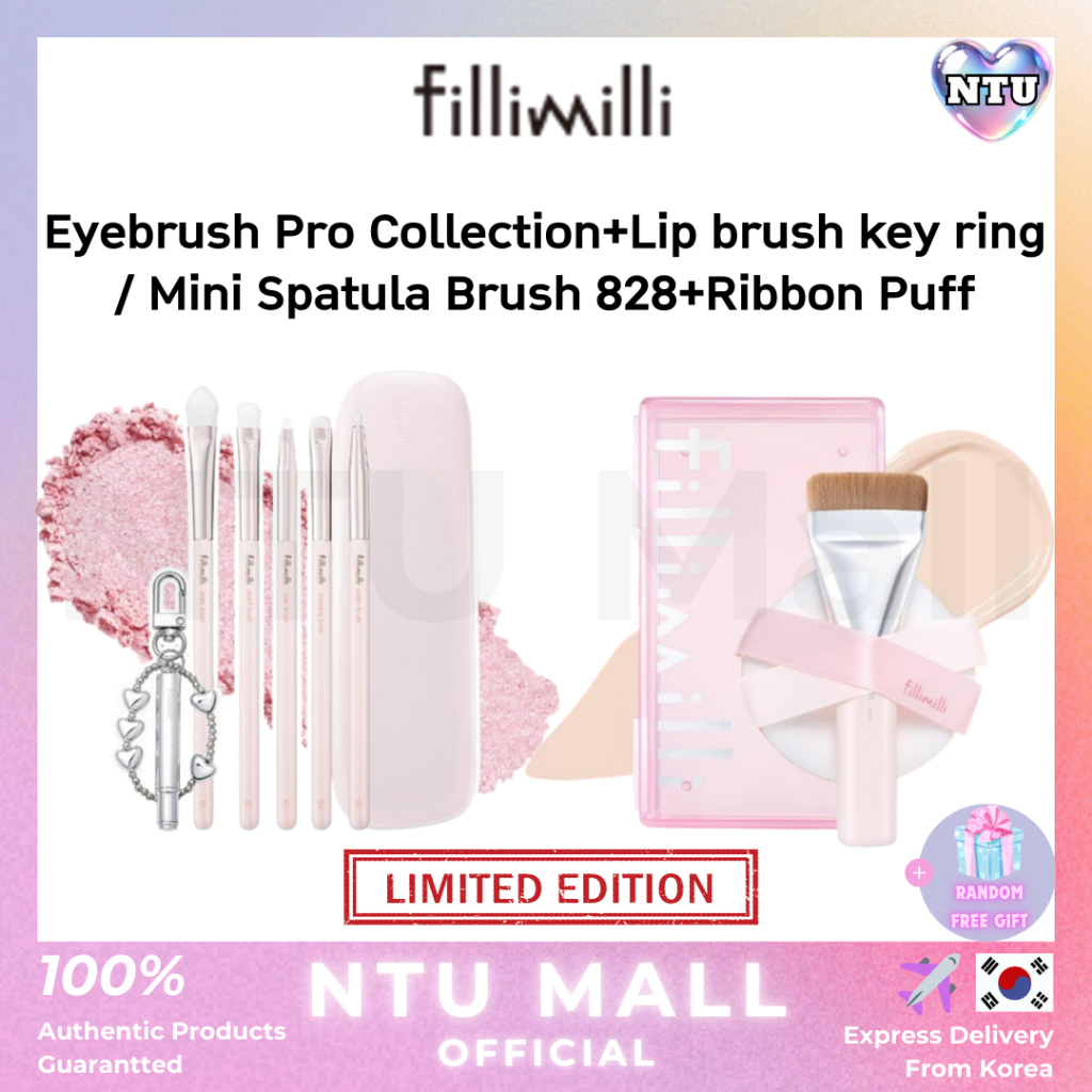 [Fillimilli] NEW Eyebrush Pro Collection+Lip brush key ring / Mini ...