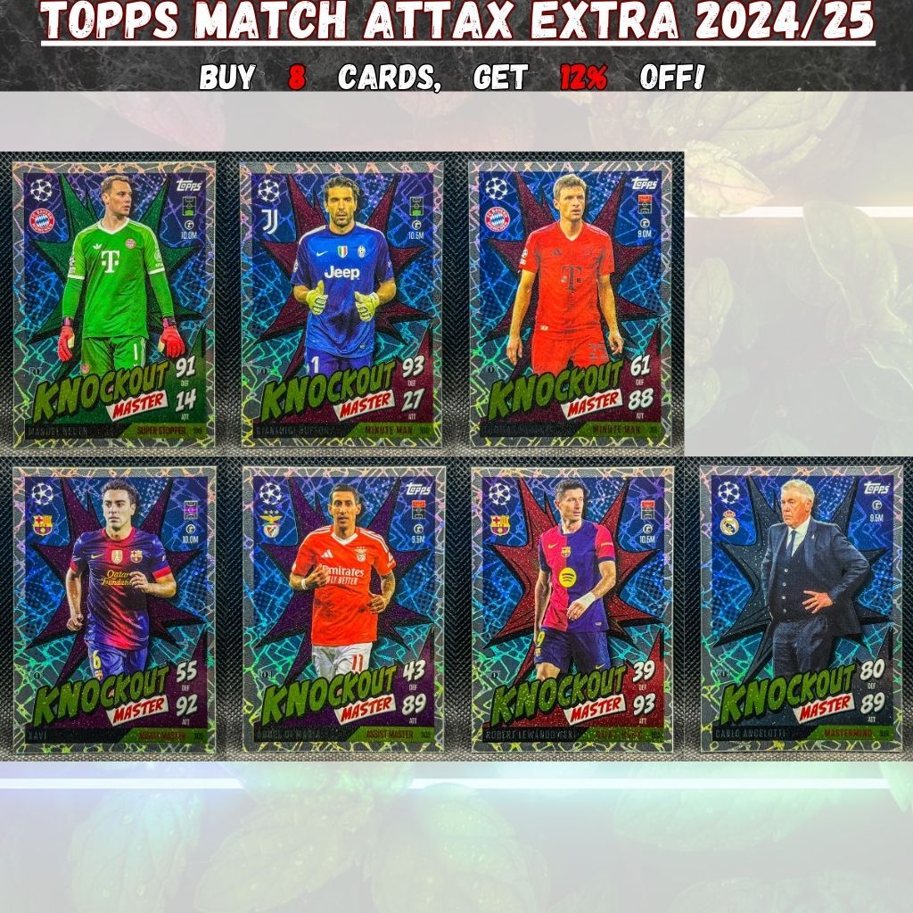 Topps Match Attax Extra 2024/25: Knockout Master | Shopee Singapore