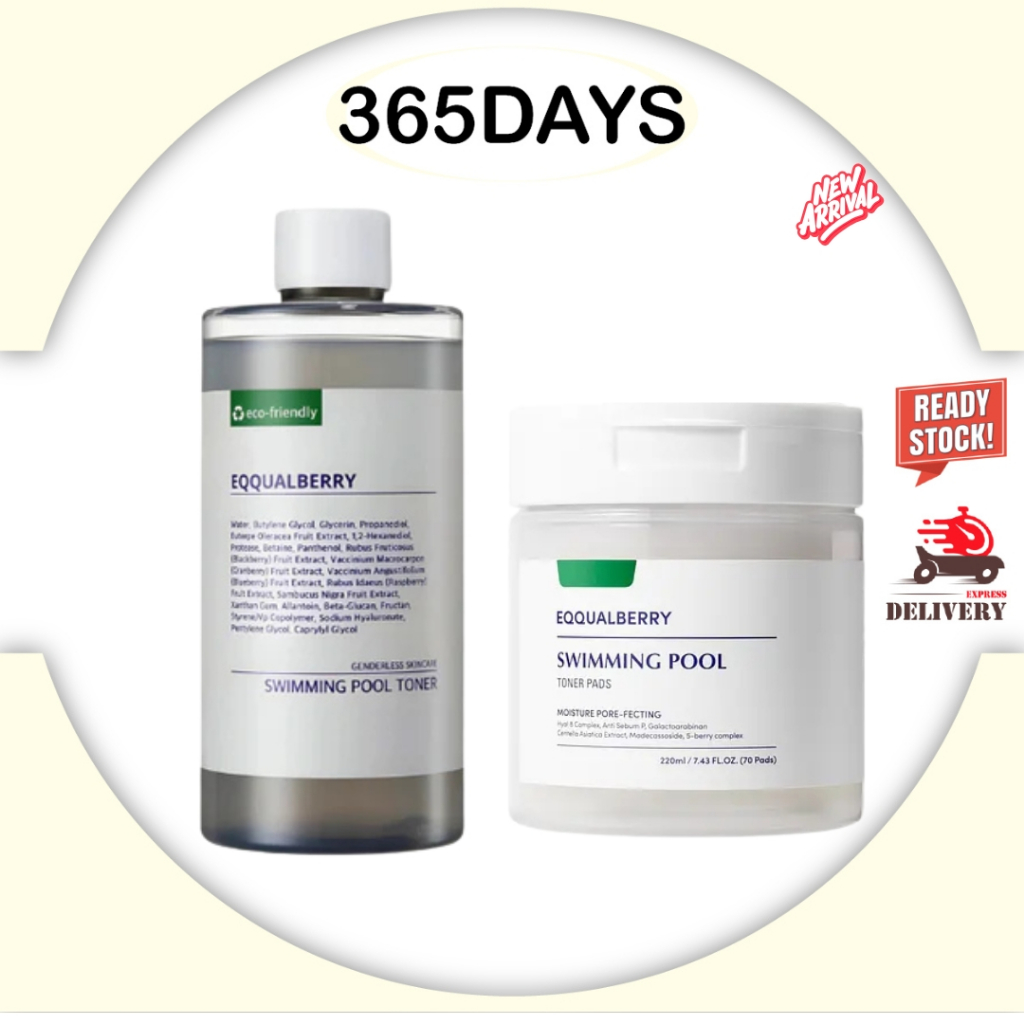 Eqqualberry Swimming Pool Toner 155ml / 300ml / Toner Pad 220ml ...