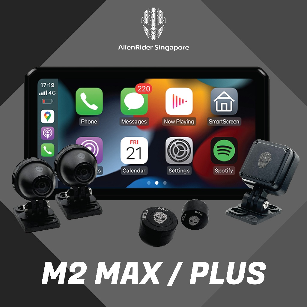 [ALIEN RIDER] M2 MAX V2 PLUS / M2 MAX V2 All-In-One Carplay WIFI ...