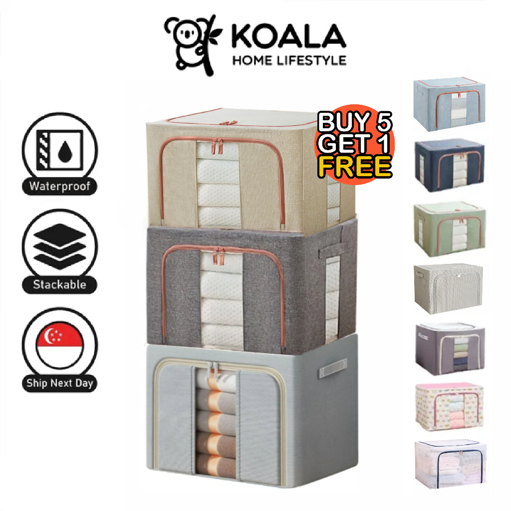 🇸🇬Koala Home🔥Organizer Foldable Storage Box /Clothes Organizer ...