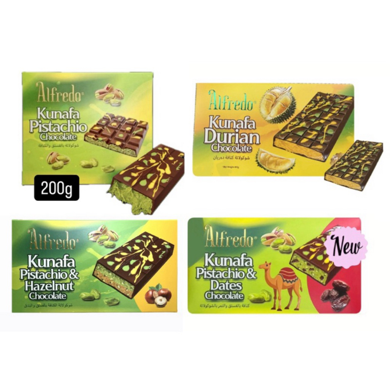 [NEW Pistachio & Hazelnut Kunafa] Kunafa Pistachio Chocolate Dubai Style Kunafa Durian Chocolate ...