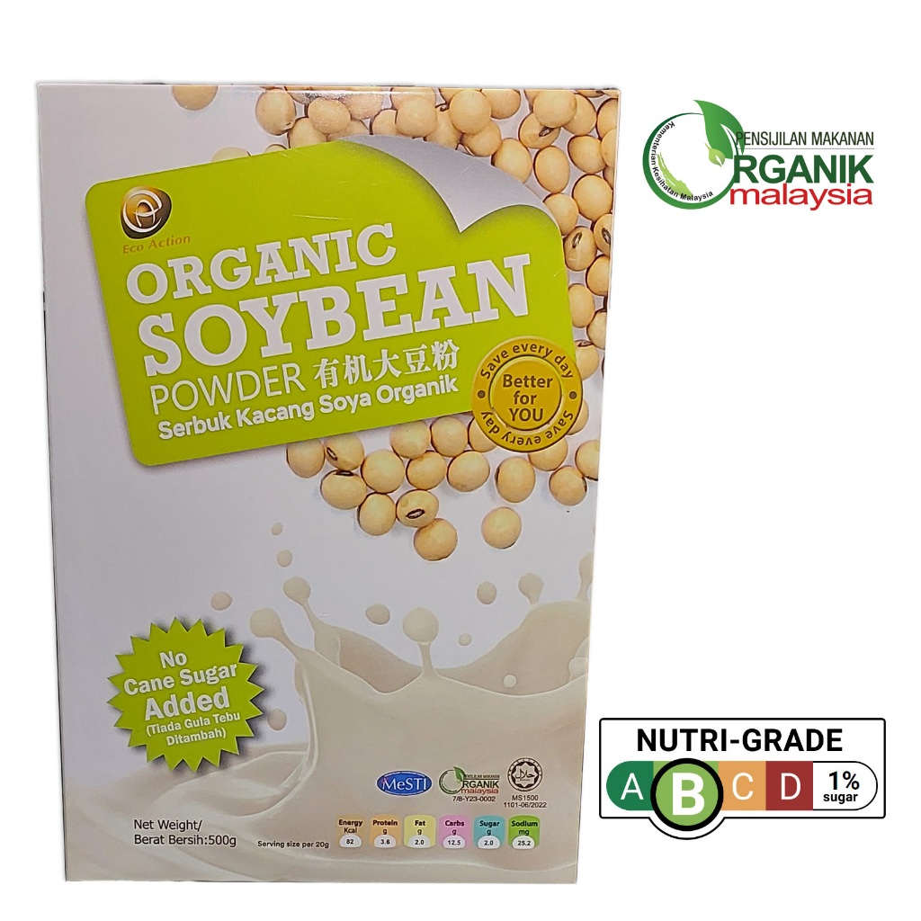 Organic Soya Milk Powder Sugar Free - 500g, Exp Dec 2025 | Shopee Singapore