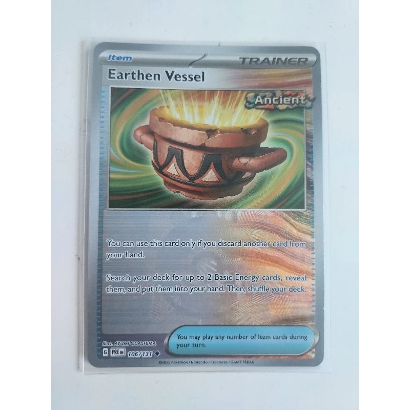 Pokemon earthen vessel pokeball reverse holo prismatic evolution card ...
