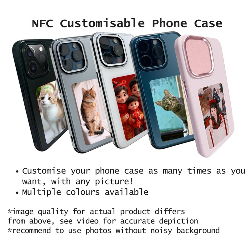 NFC (E-INK) Unlimited Customisations Phone Case | Shopee Singapore