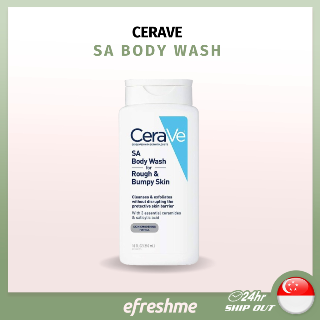CeraVe SA Body Wash for Rough & Bumpy Skin | Shopee Singapore