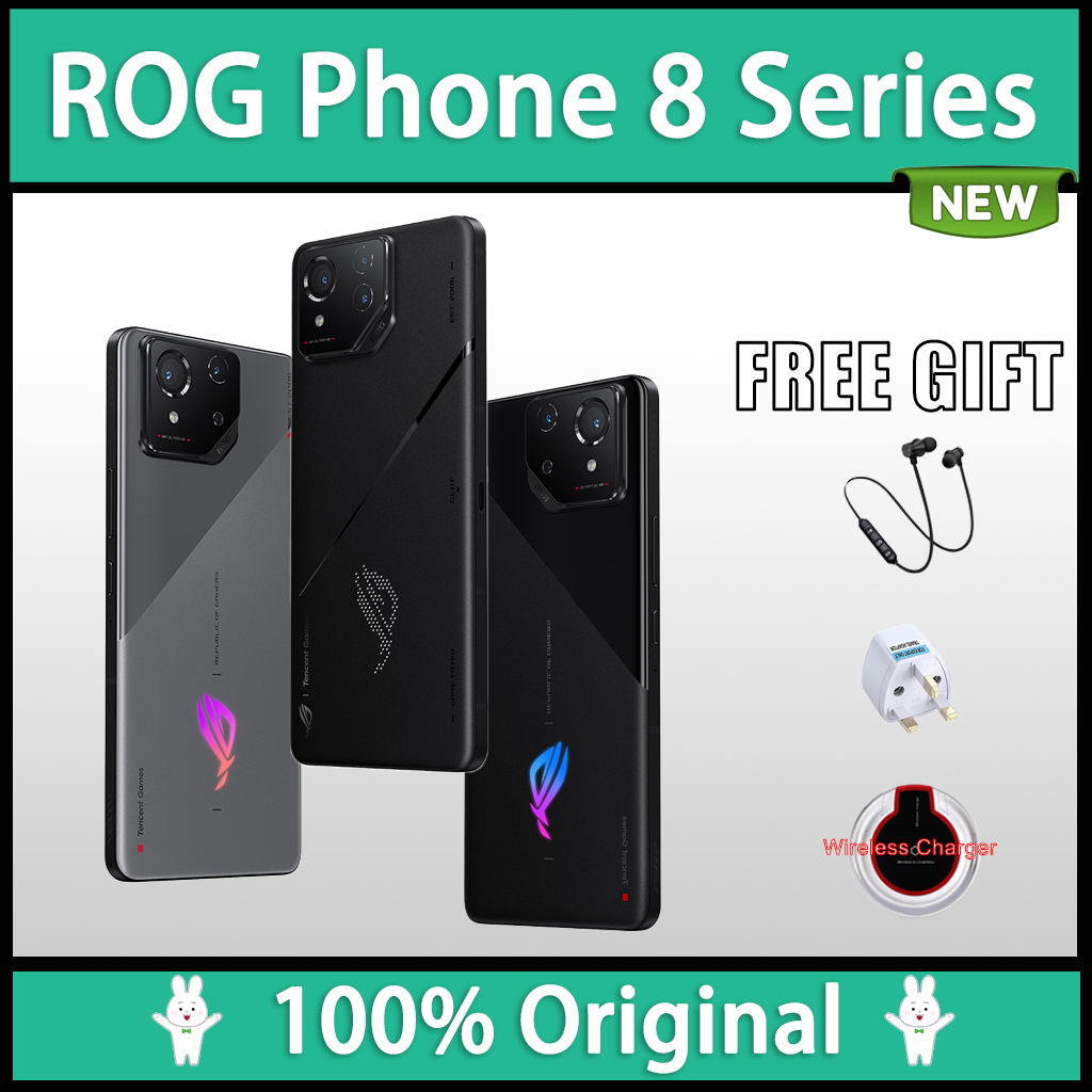 Asus ROG Phone 8 Pro / ROG Phone 8 Snapdragon 8 Gen 3 165Hz AMOLED 65W Fast Charging ROG Gaming ...