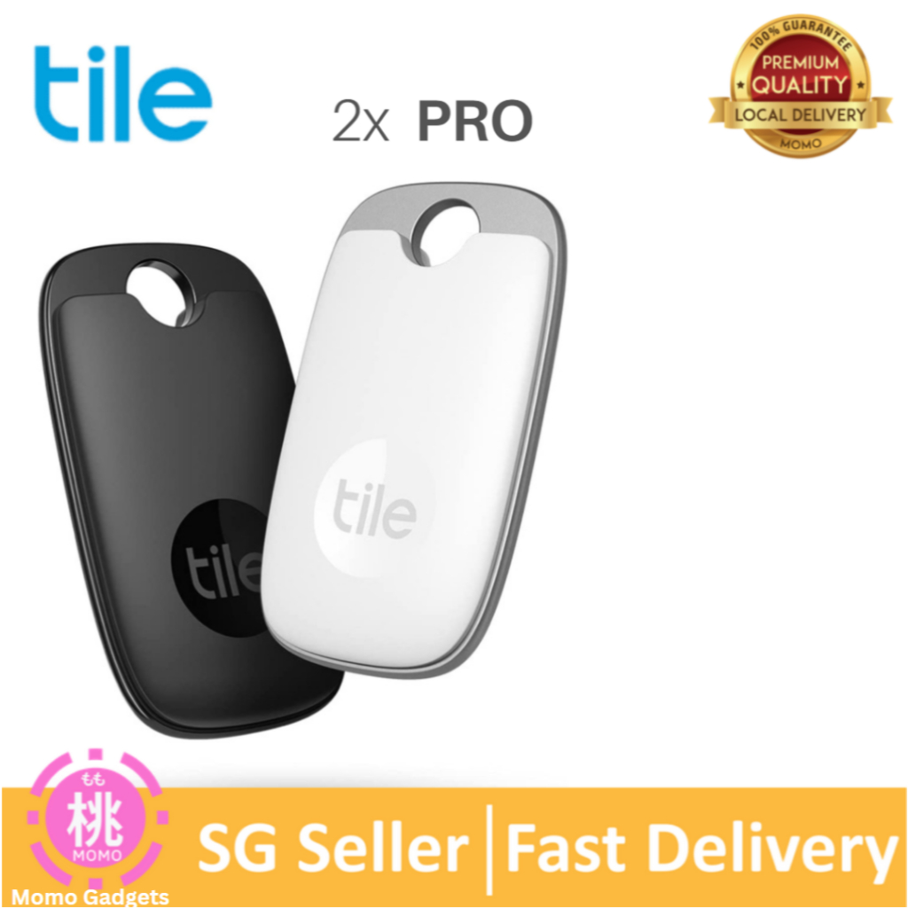 Tile Pro Powerful Bluetooth Tracker, Up to 400 ft Range. WaterResistant ...