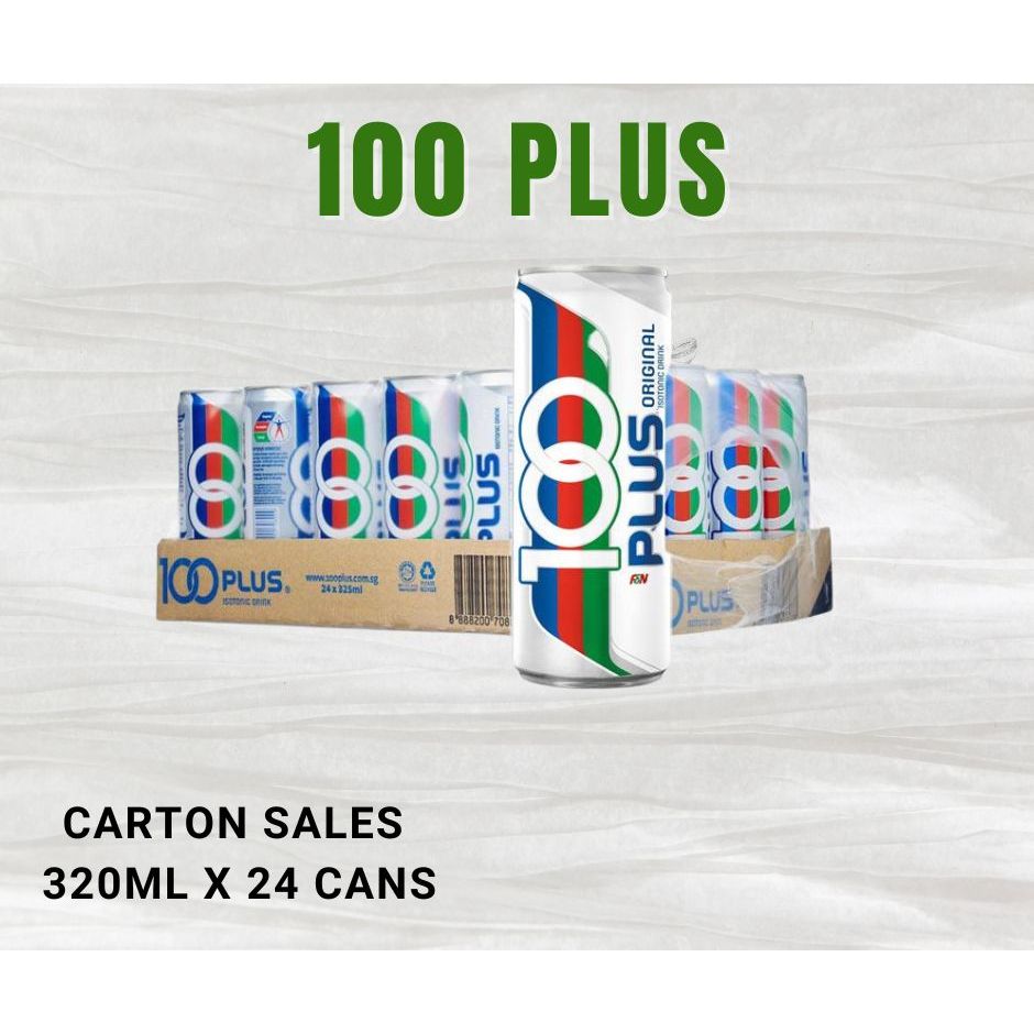 100 Plus Regular 325ML x 24cans | Shopee Singapore