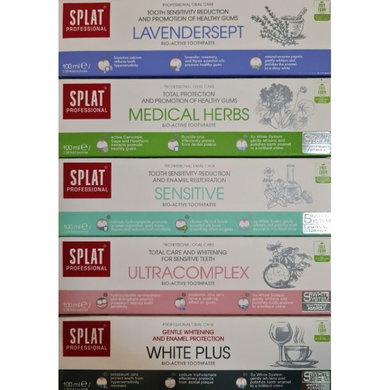Splat Professional Oral Care Bio-Active Toothpaste 100 ml - Belovenia ...