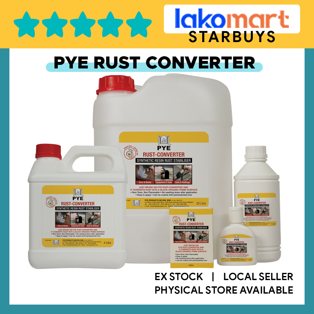 PYE RUST CONVERTER Rust Converter (100ML) | Shopee Singapore
