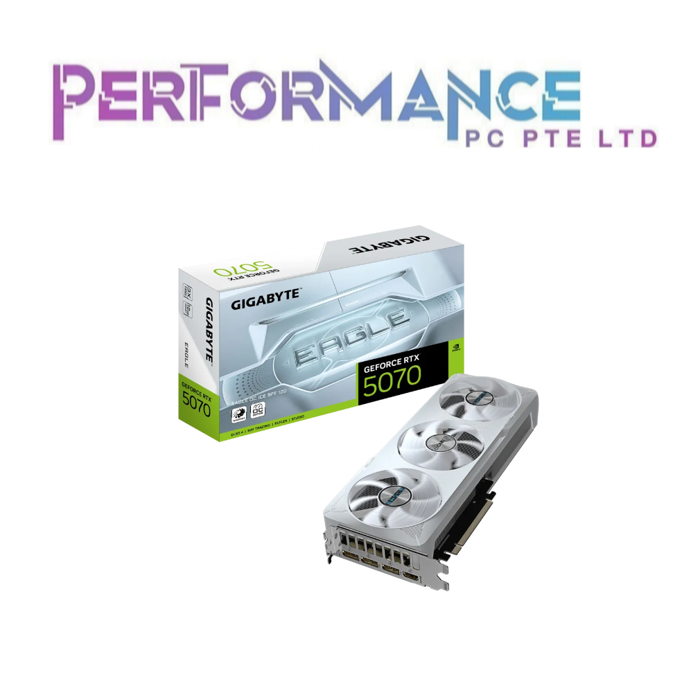 GIGABYTE GeForce RTX™ 5070 EAGLE OC ICE SFF 12G GRAPHICS CARD (3 YEARS ...