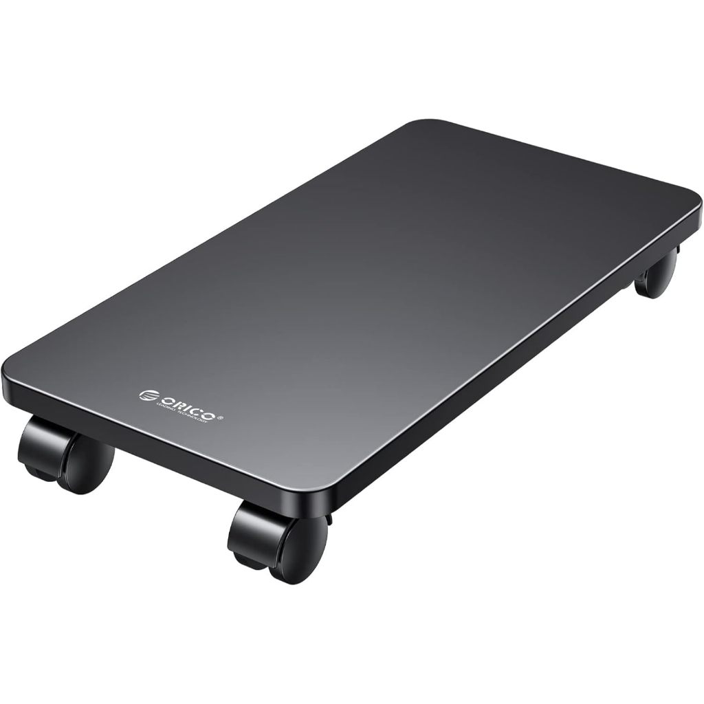 Metal Computer Tower Stand, ORICO Mobile CPU Holder, 4 Caster Wheels ...