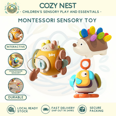 [Cozy Nest] Montessori Early Education Multifunctional Grasping Toy for ...