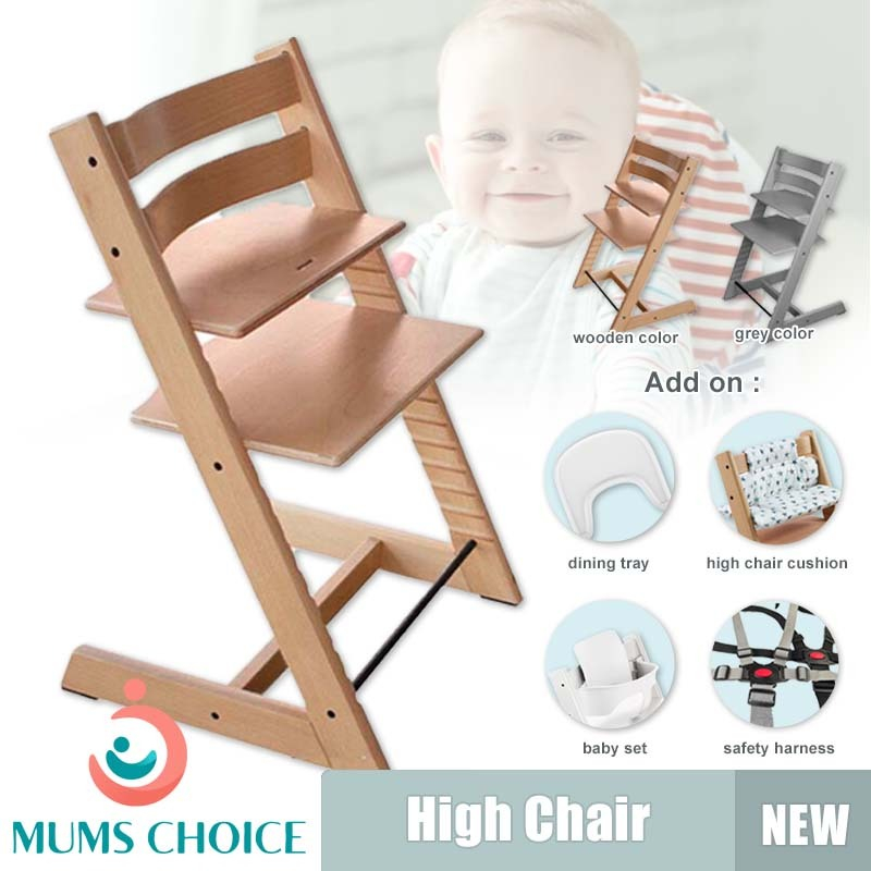 Mums Choice Premium Baby High Chair Seat / Accessories | Shopee Singapore