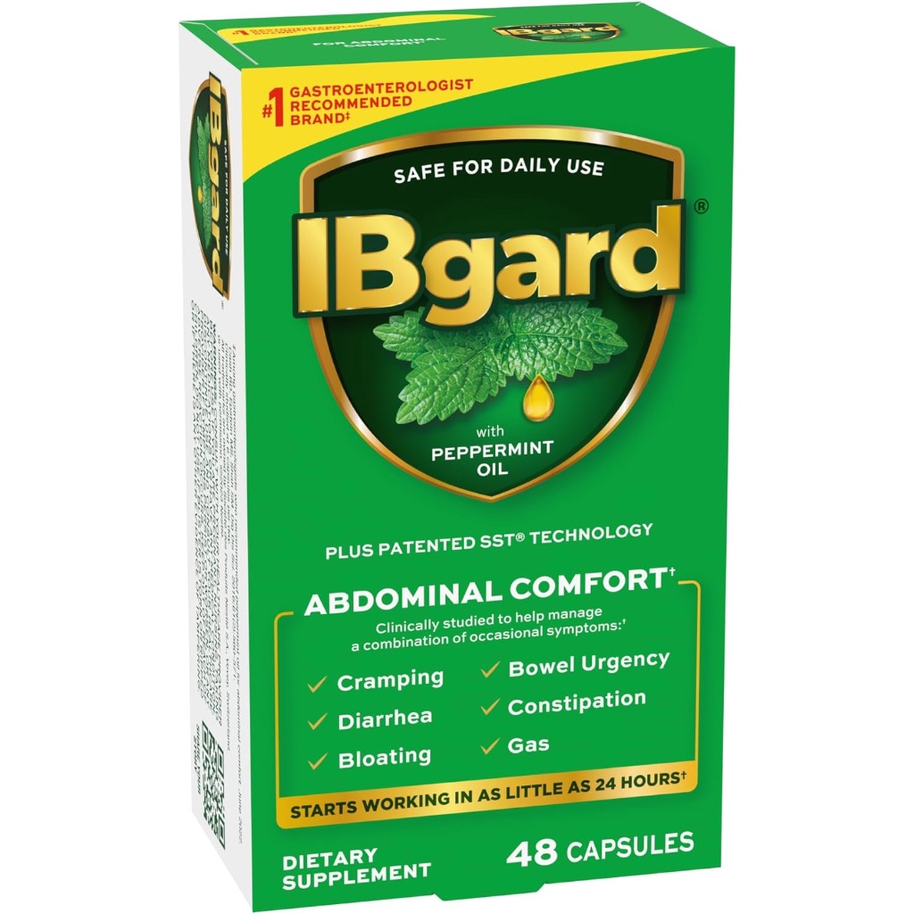 IBgard Gut Health Supplement Peppermint Oil Capsules for Abdominal ...
