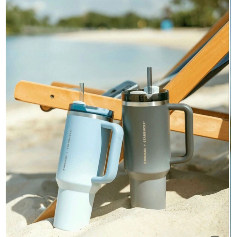 Starbucks® + Stanley® Dusty Blue / Grey Stainless Steel Quencher ...