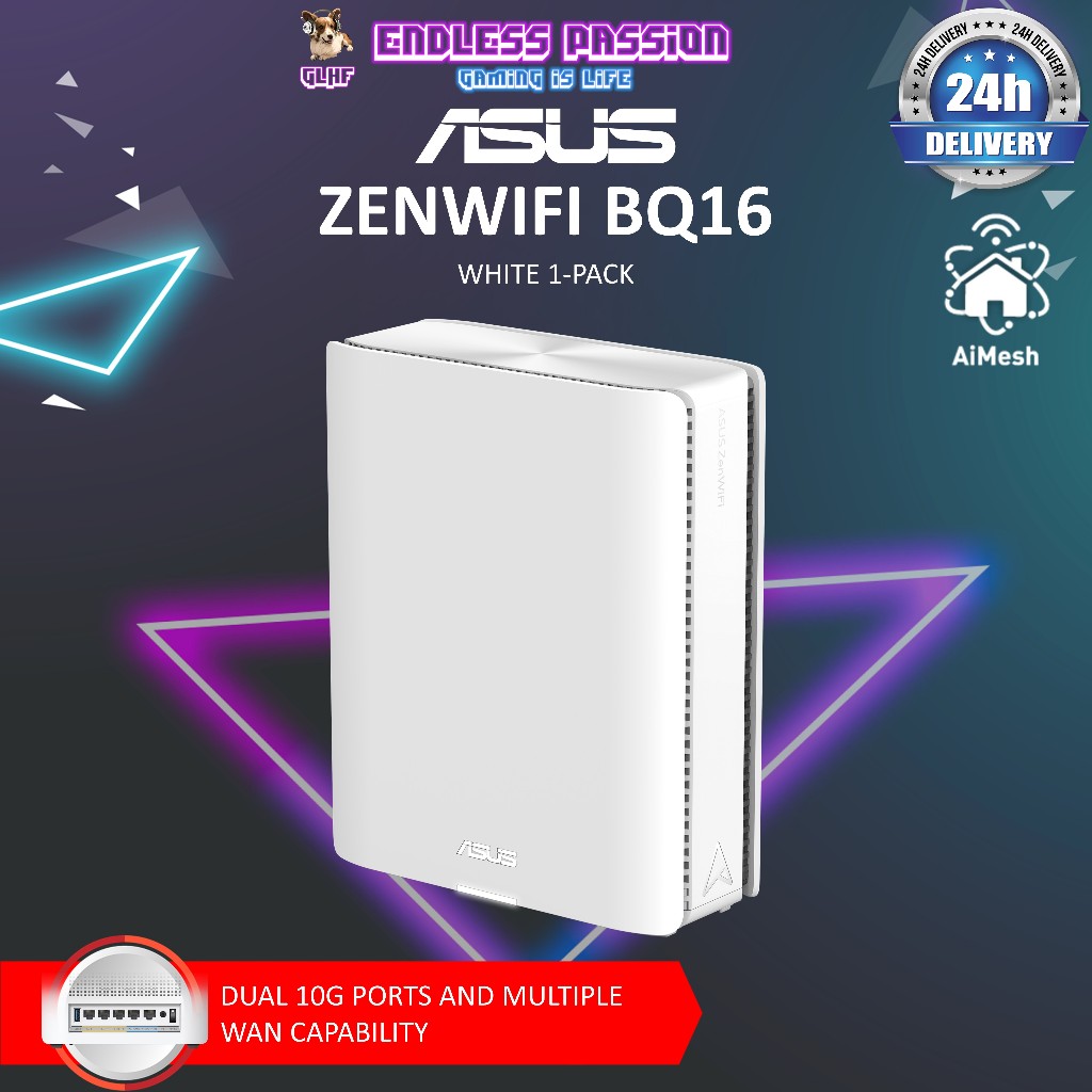 Asus ZenWiFi BQ16 BE25000 Quad Band WiFi 7 Mesh Router | Shopee Singapore
