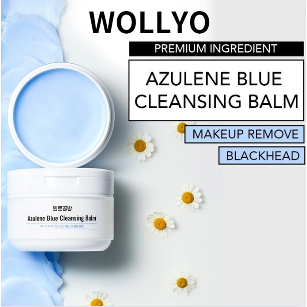WOLLYO - Azulene Blue Cleansing Balm 100ML | Shopee Singapore