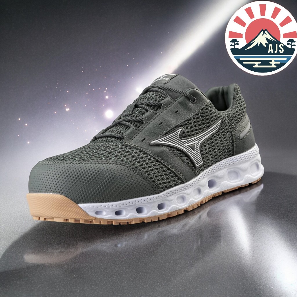 "Mizuno Work Shoes Safety Shoes Breathable All-Mighty VH11L Men's ...