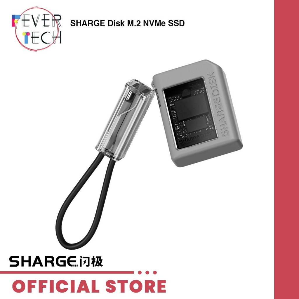 Shargeek/Sharge Disk M.2 NVMe SSD Enclosure with Active Cooling System ...