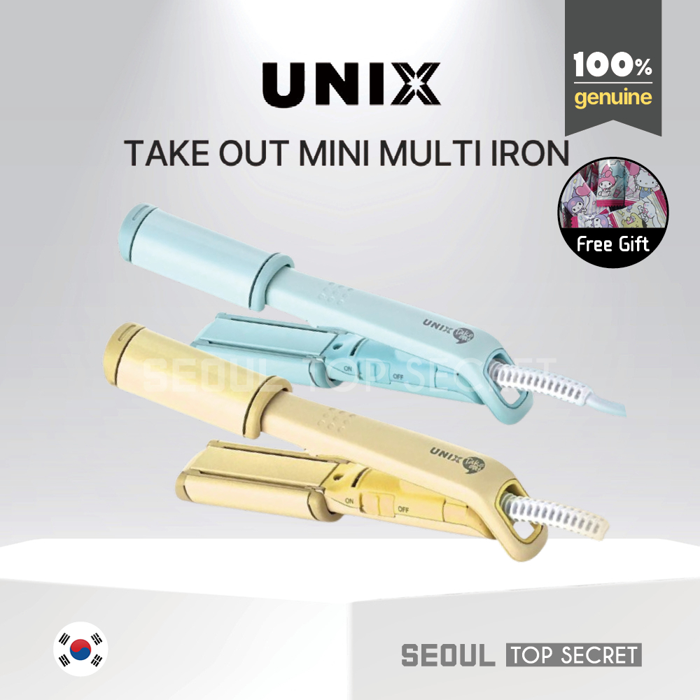 [UNIX] Takeout 2 Cord Mini Multi Iron UCI-A2503, UCI-A2504 / Mini Hair Straightener / Mini hair ...