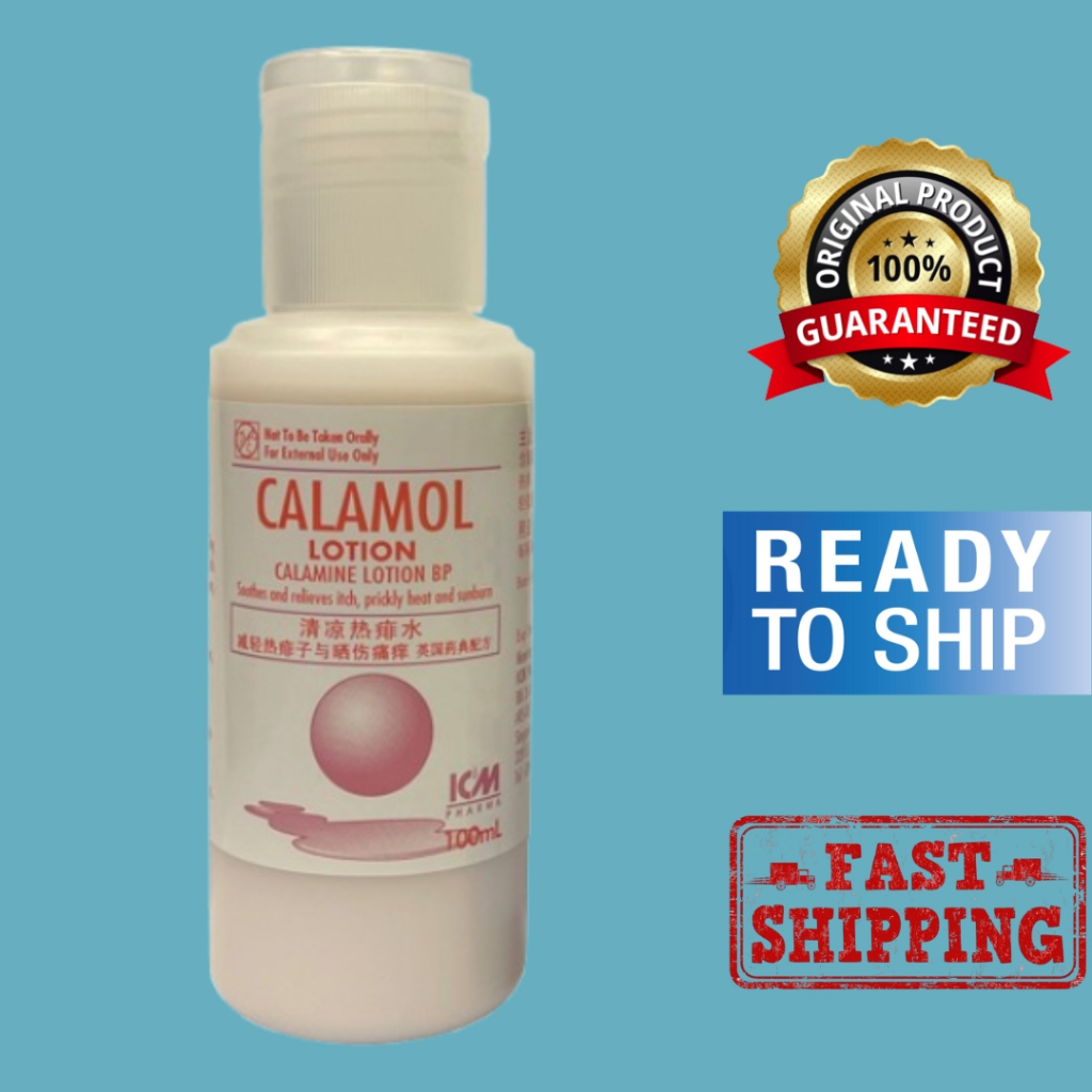Calamine Lotion 100ml Calamol Soothes & Relieves Itch Prickly Heat ...