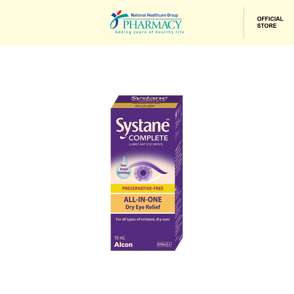 Systane Complete Multidose Preservative Free Eye Drops 10ml | Shopee ...