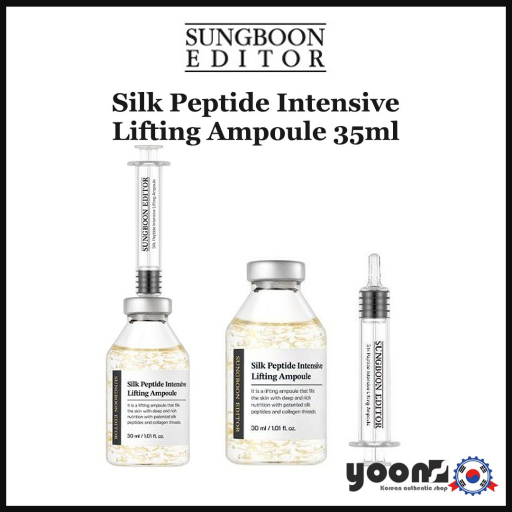 [SUNGBOON EDITOR] Silk Peptide Intensive Lifting Ampoule 35ml_From Korea | Shopee Singapore