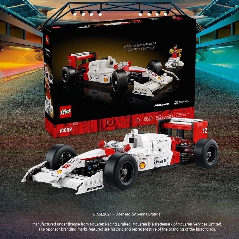 LEGO Icons 10330 McLaren MP4/4 & Ayrton Senna | Shopee Singapore