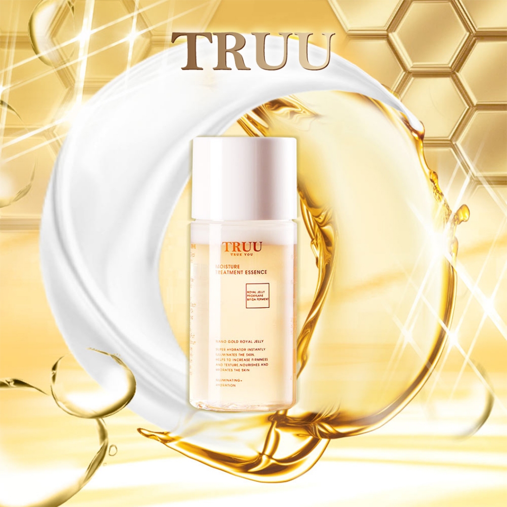 TRUU Royal Jelly Moisture Treatment Essence 30ML - Toner, moisturize, lift, plump, soothe ...