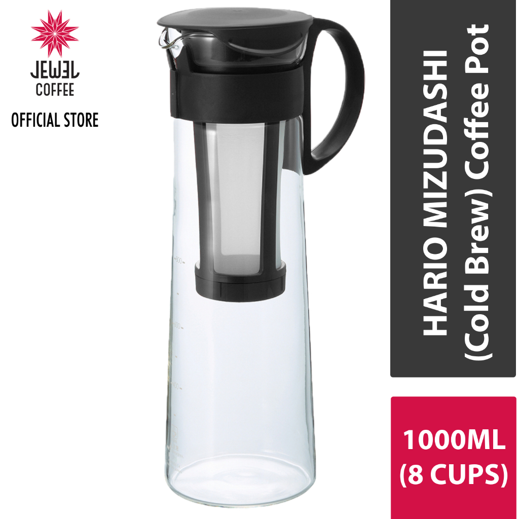 Hario MIZUDASHI Cold Brew Coffee Pot 1L - Matte Black (MCPN-14B) | Shopee Singapore