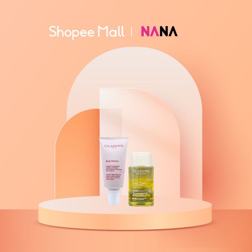 Shopee x Clarins Brand Box - Clarins Pregnancy Set：Huile "Tonic" Body ...