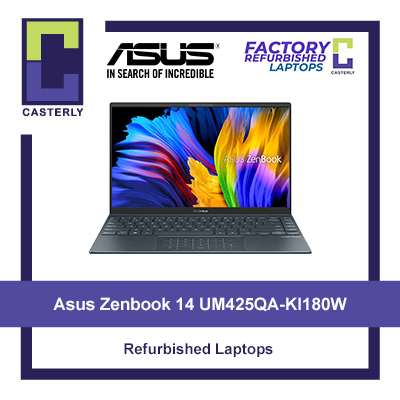 [Refurbished] Asus Zenbook 14 UM425QA-KI180W / R5-5600H / 16GB LPDDR4X ...