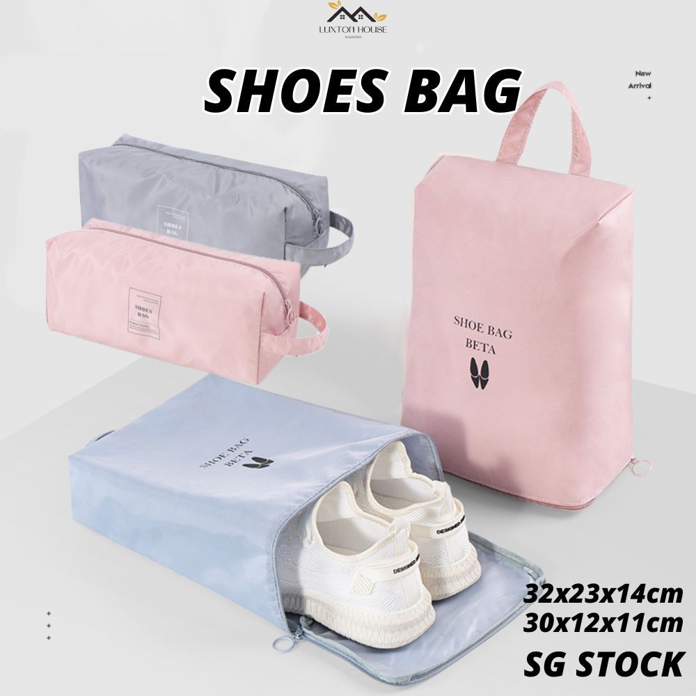 {SG} Portable Shoe Bag Travel Reusable Shoe Storage Bag Slipper ...