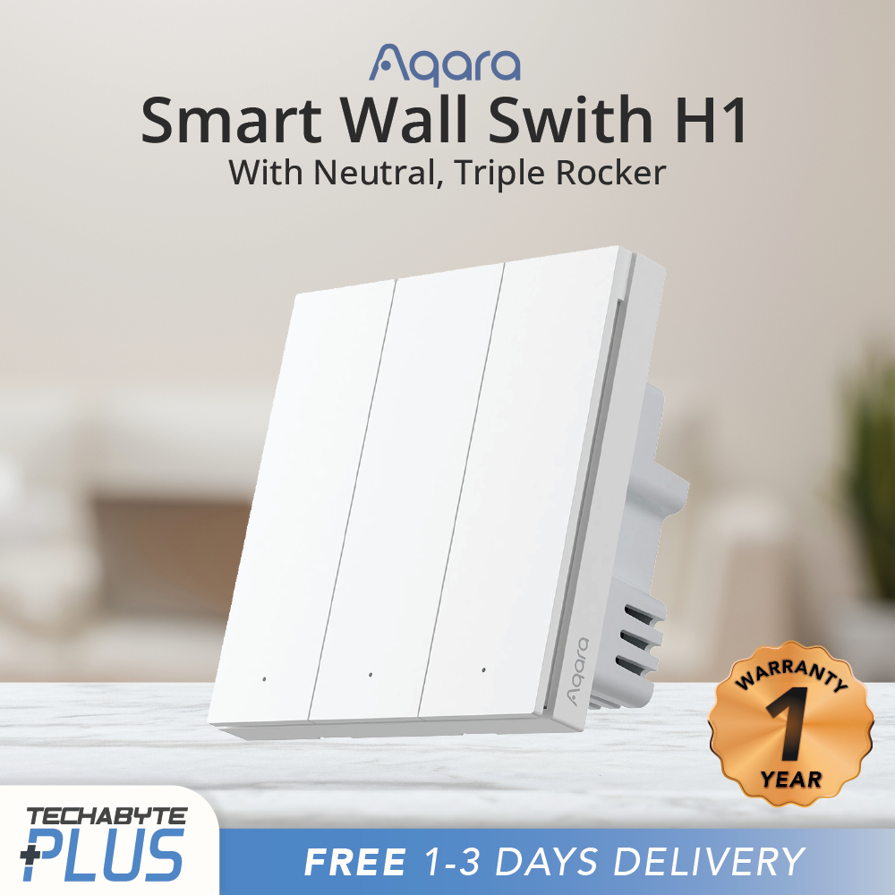 [FAST SHIP] Aqara H1 | Triple Rocker Smart Wall Switch H1(With Neutral ...