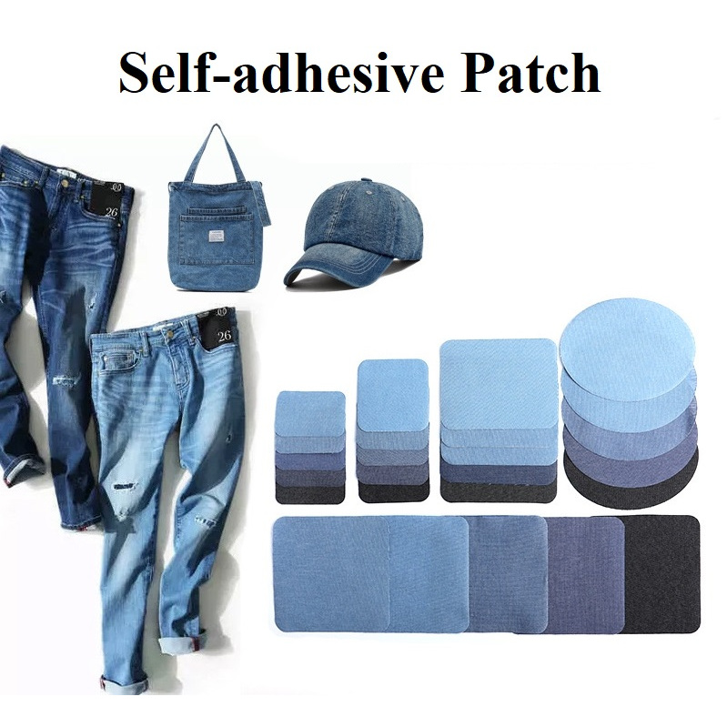 Denim Patches DIY Iron On Denim Jean Patches Repair Jeans Clothing ...
