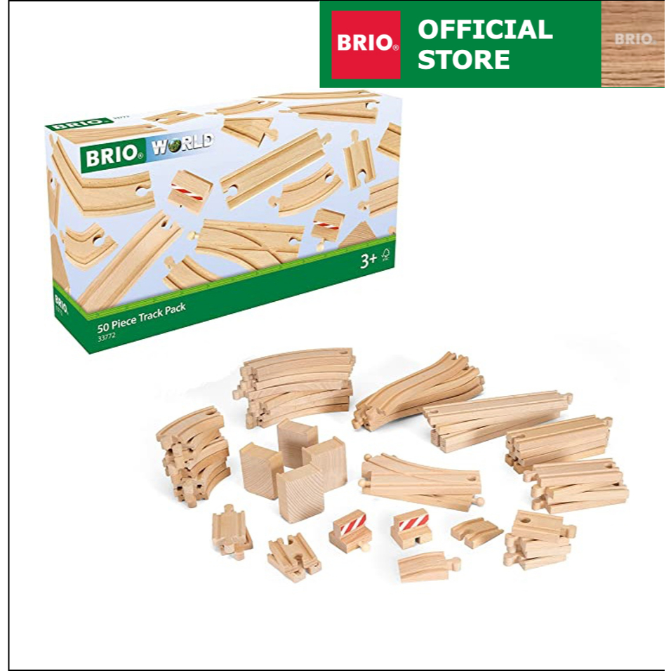 BRIO Official Store SG - 50pc Special Track Pack (33772) | Shopee Singapore